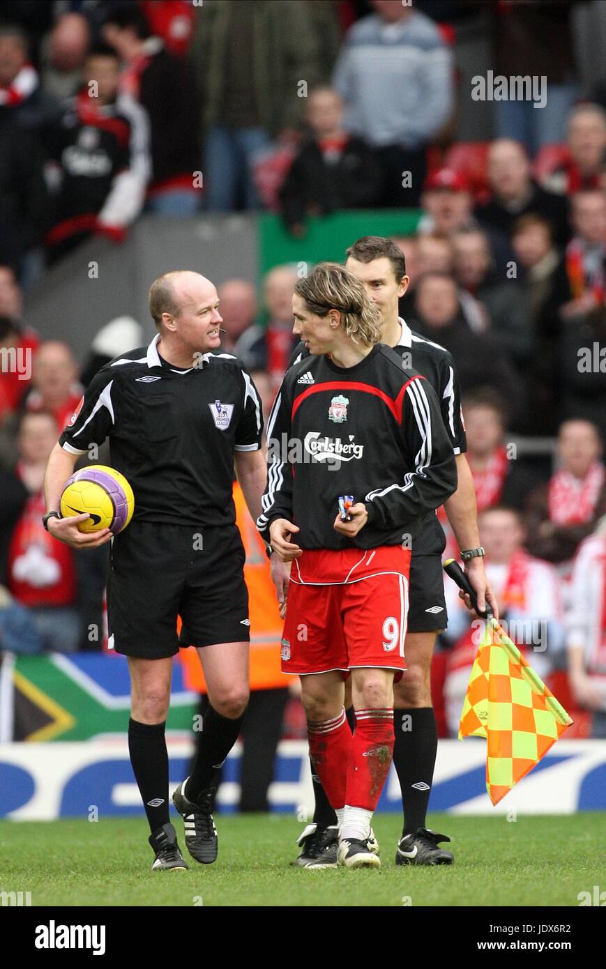 REF REFUSES TORRES MATCHBALL LIVERPOOL V MIDDLESBROUGH ANFIELD ...