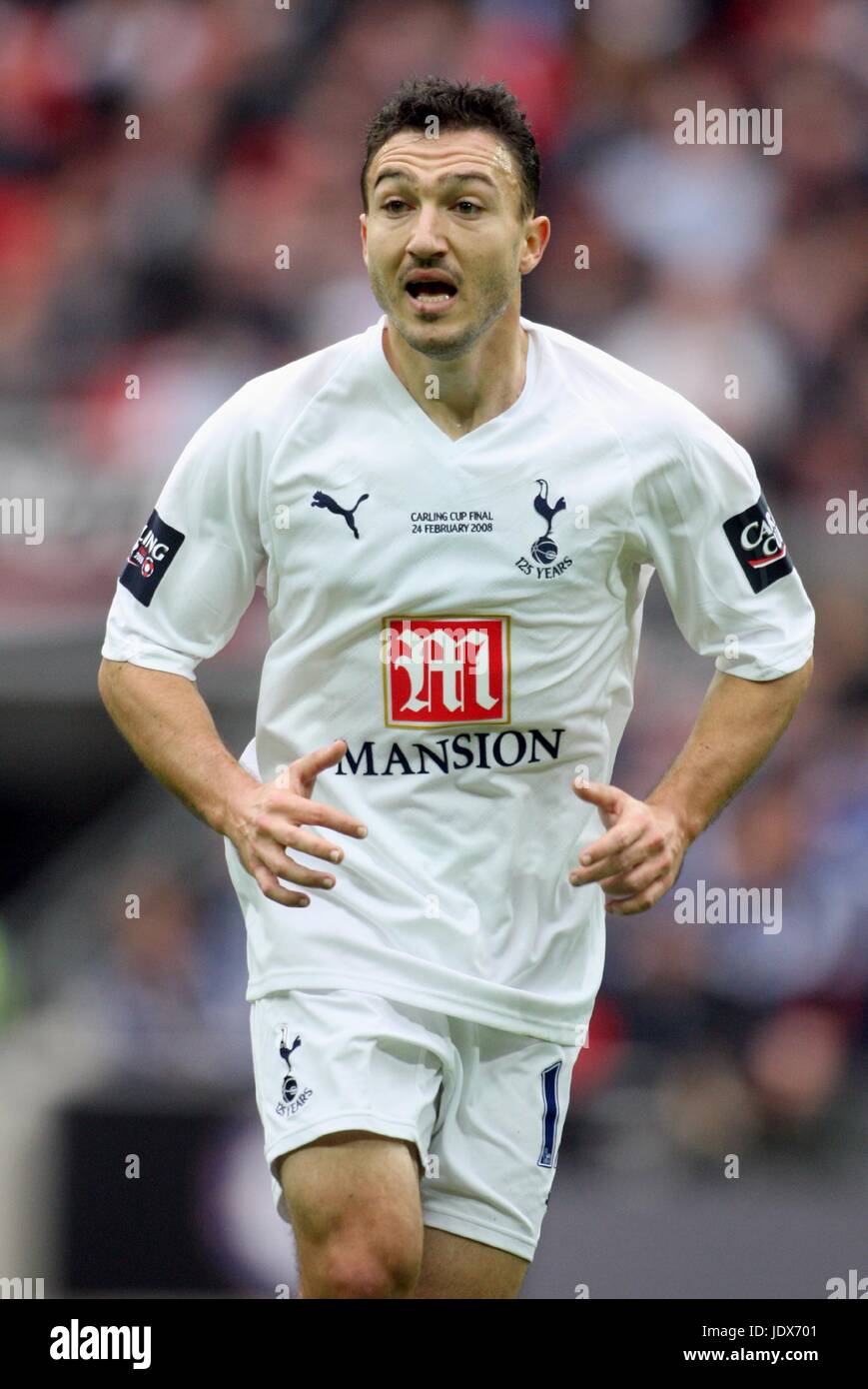 STEED MALBRANQUE TOTTENHAM HOTSPUR FC WEMBLEY STADIUM LONDON ENGLAND 24 ...