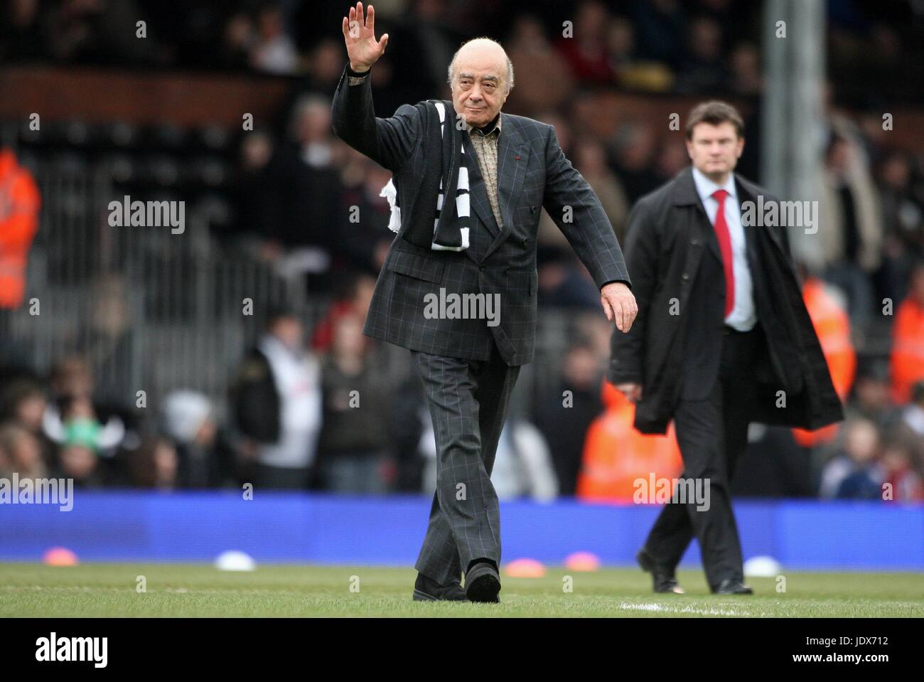 MOHAMED AL FAYED FULHAM FC CHAIRMAN CRAVEN COTTAGE LONDON ENGLAND 23 ...