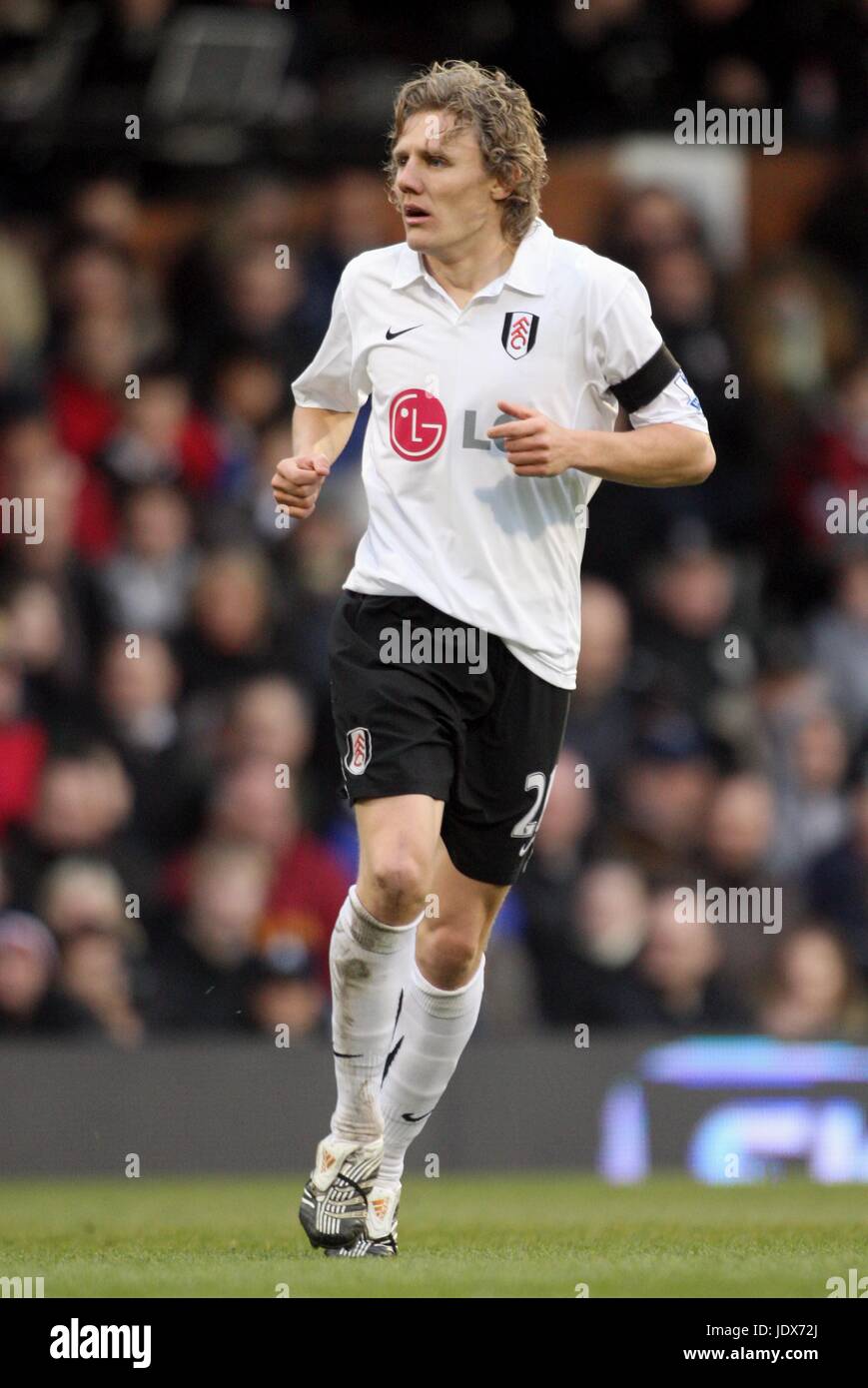 JIMMY BULLARD FULHAM FC CRAVEN COTTAGE LONDON ENGLAND 23 February 2008 ...