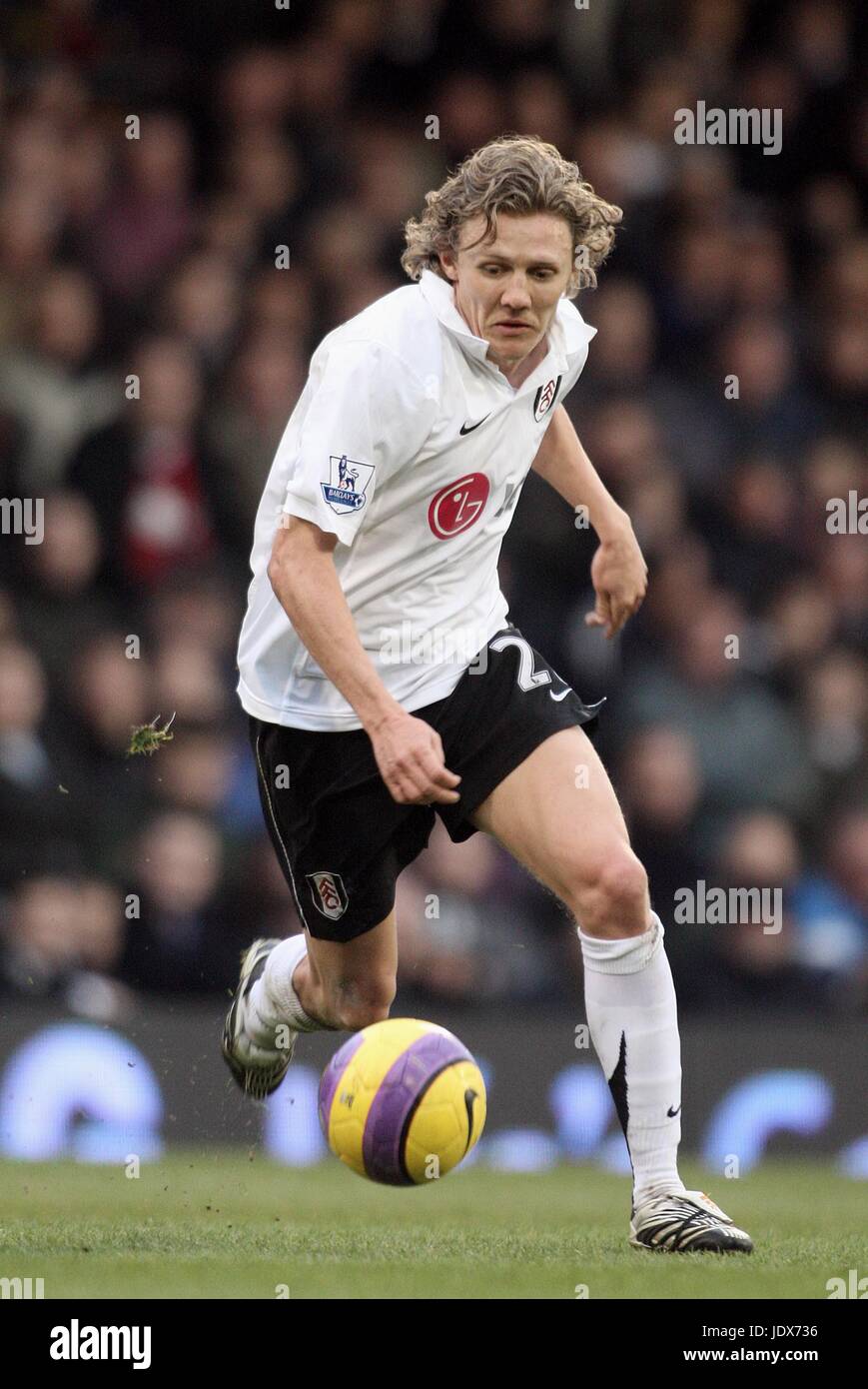 JIMMY BULLARD FULHAM FC CRAVEN COTTAGE LONDON ENGLAND 23 February 2008 ...