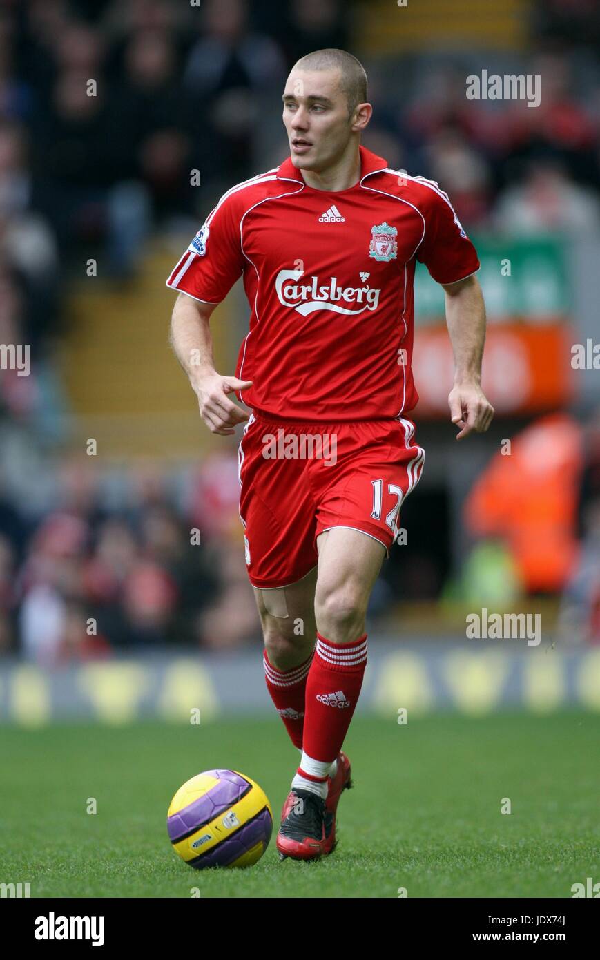 FABIO AURELIO LIVERPOOL FC ANFIELD LIVERPOOL ENGLAND 23 February 2008 ...