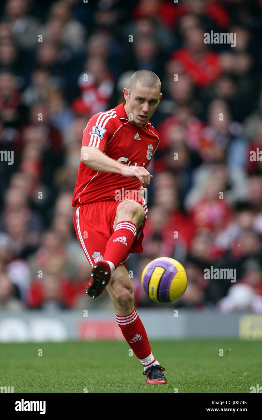 FABIO AURELIO LIVERPOOL FC ANFIELD LIVERPOOL ENGLAND 23 February 2008 ...