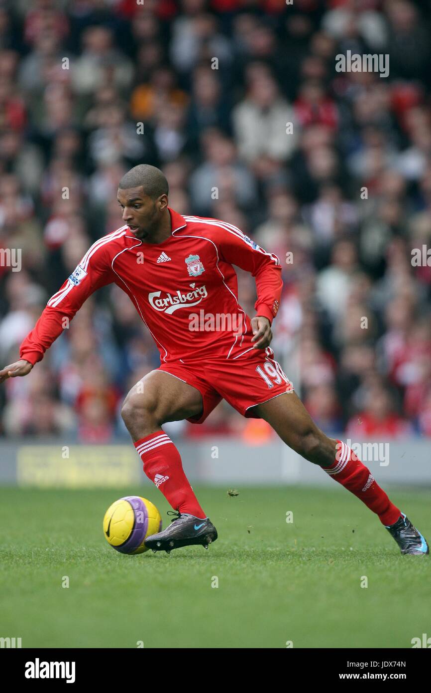 RYAN BABEL LIVERPOOL FC ANFIELD LIVERPOOL ENGLAND 23 February 2008 ...