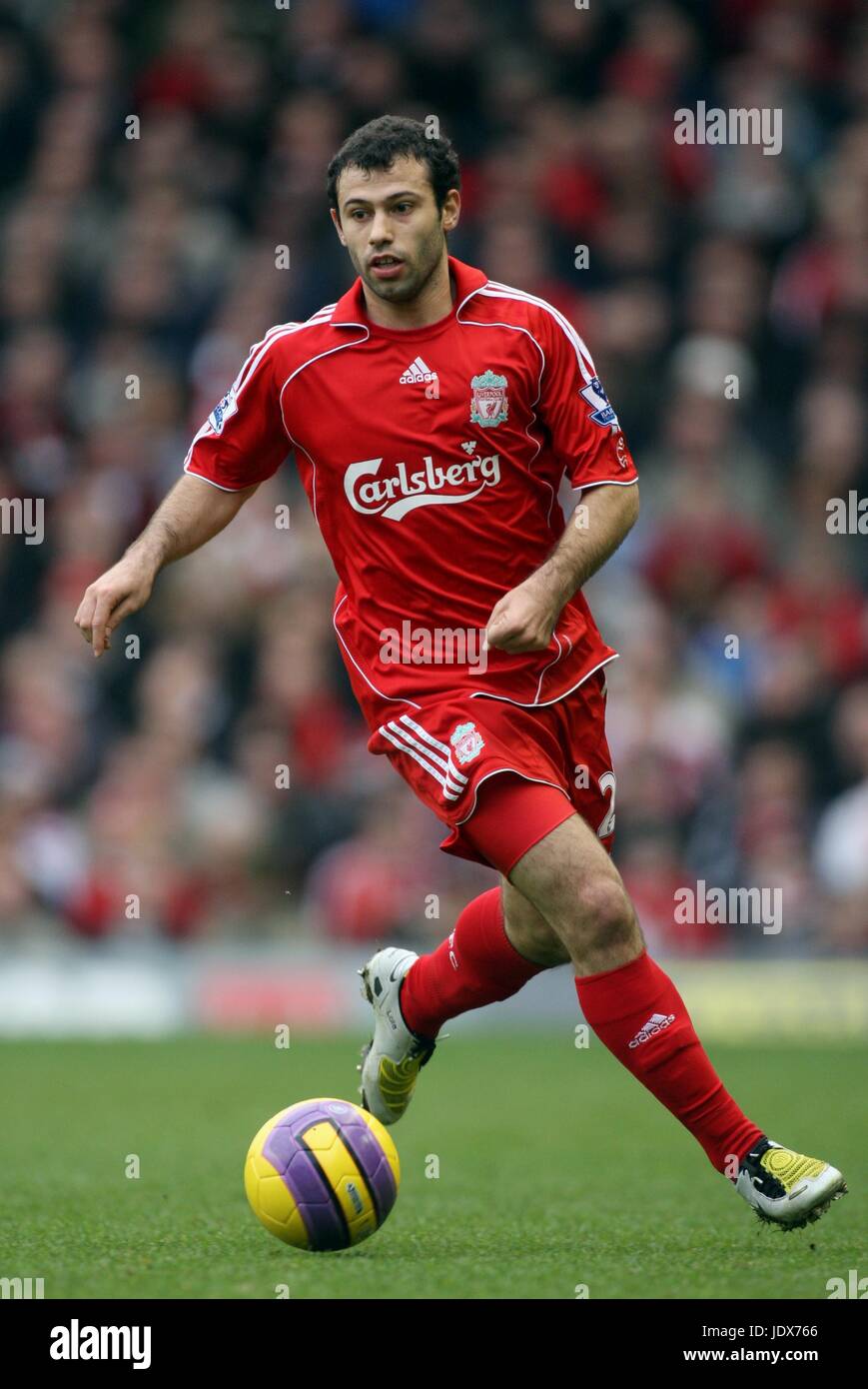 JAVIER MASCHERANO LIVERPOOL FC ANFIELD LIVERPOOL ENGLAND 23 February ...
