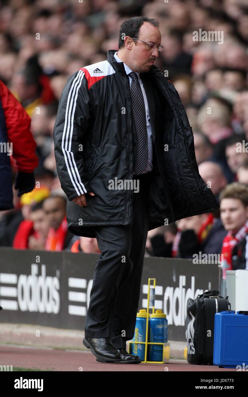 RAFA BENITEZ LIVERPOOL FC MANAGER ANFIELD LIVERPOOL ENGLAND 23 February ...