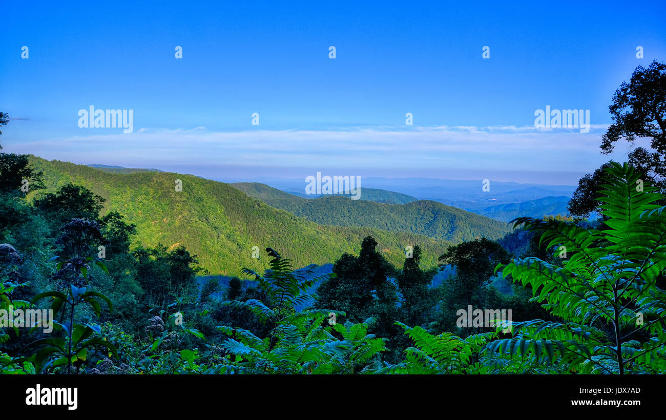 Blue Ridge Parkway National Park Sunset Scenic Mountains summer ...