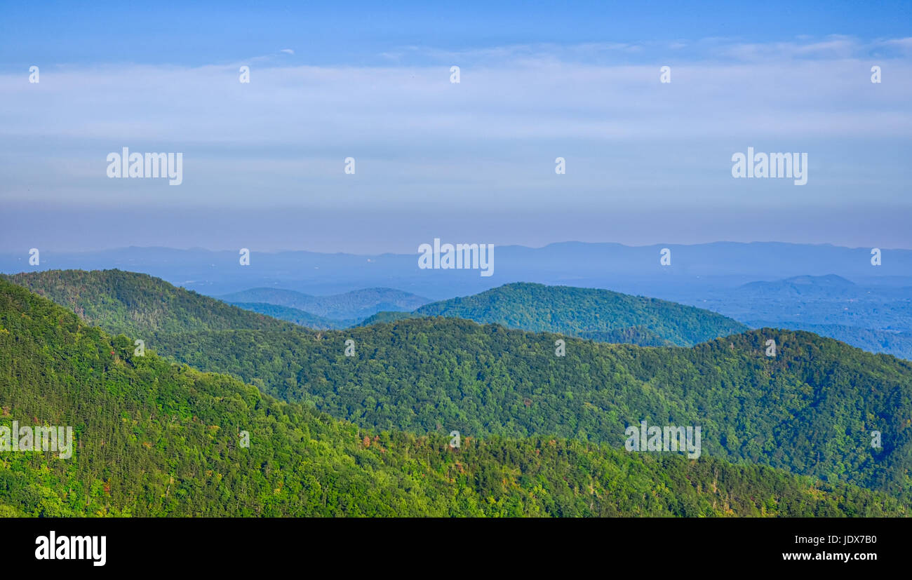 Blue Ridge Parkway National Park Sunset Scenic Mountains summer ...