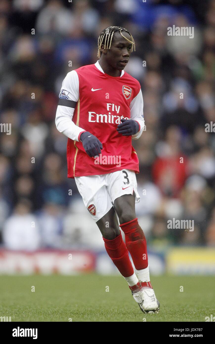 BACARY SAGNA ARSENAL FC ST ANDREWS BIRMINGHAM ENGLAND 23 February 2008 ...