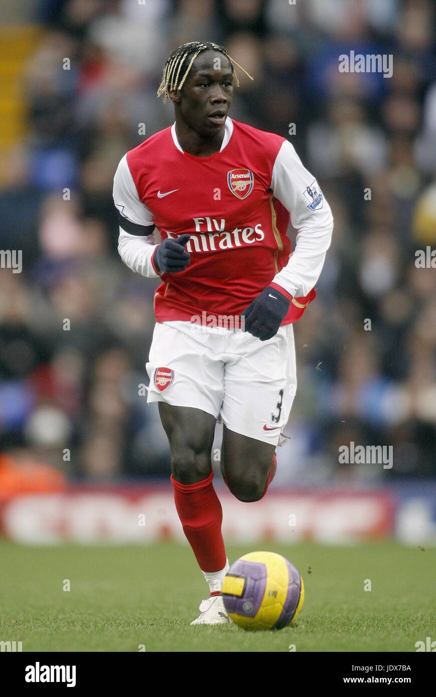 BACARY SAGNA ARSENAL FC ST ANDREWS BIRMINGHAM ENGLAND 23 February 2008 ...