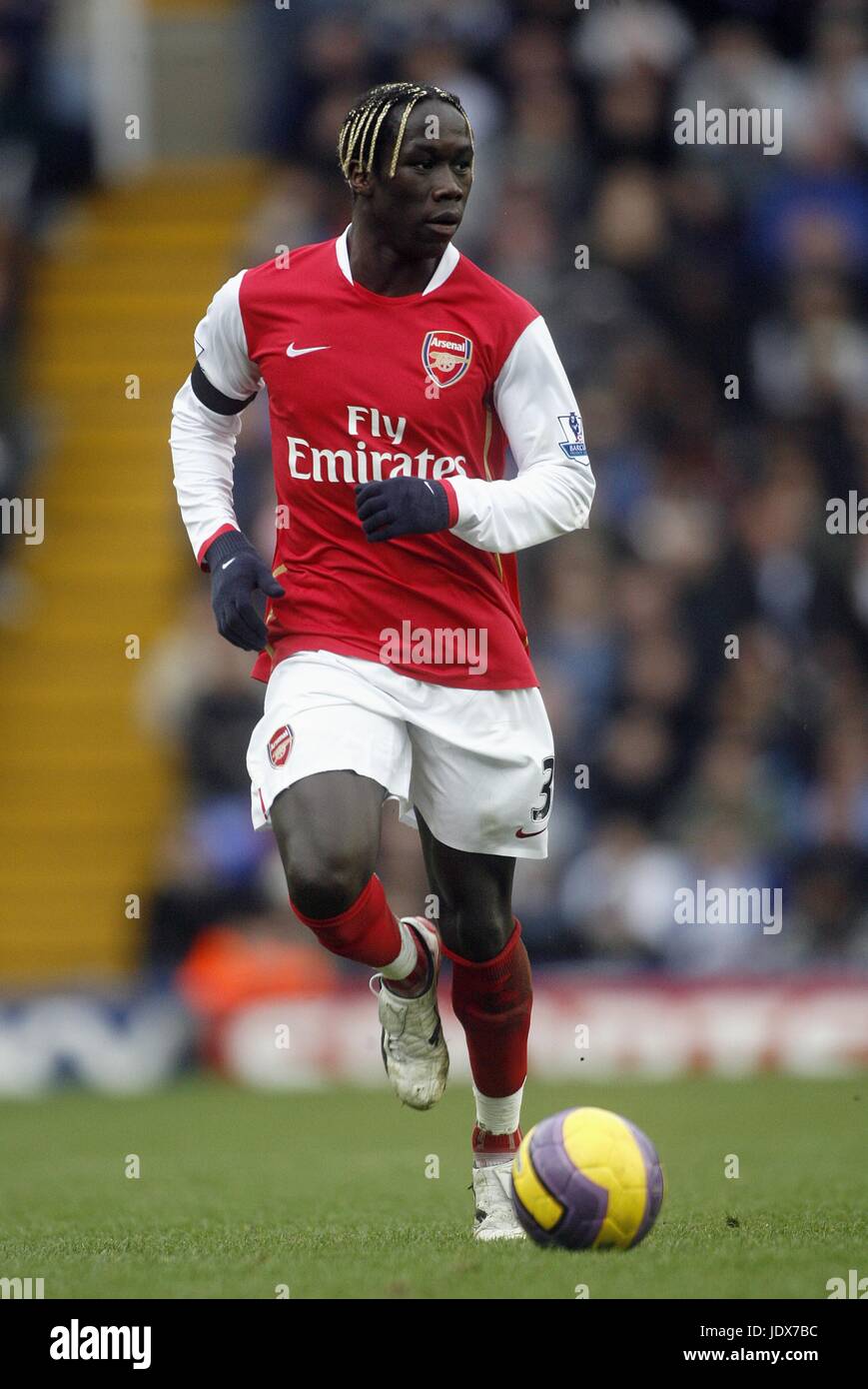 BACARY SAGNA ARSENAL FC ST ANDREWS BIRMINGHAM ENGLAND 23 February 2008 ...