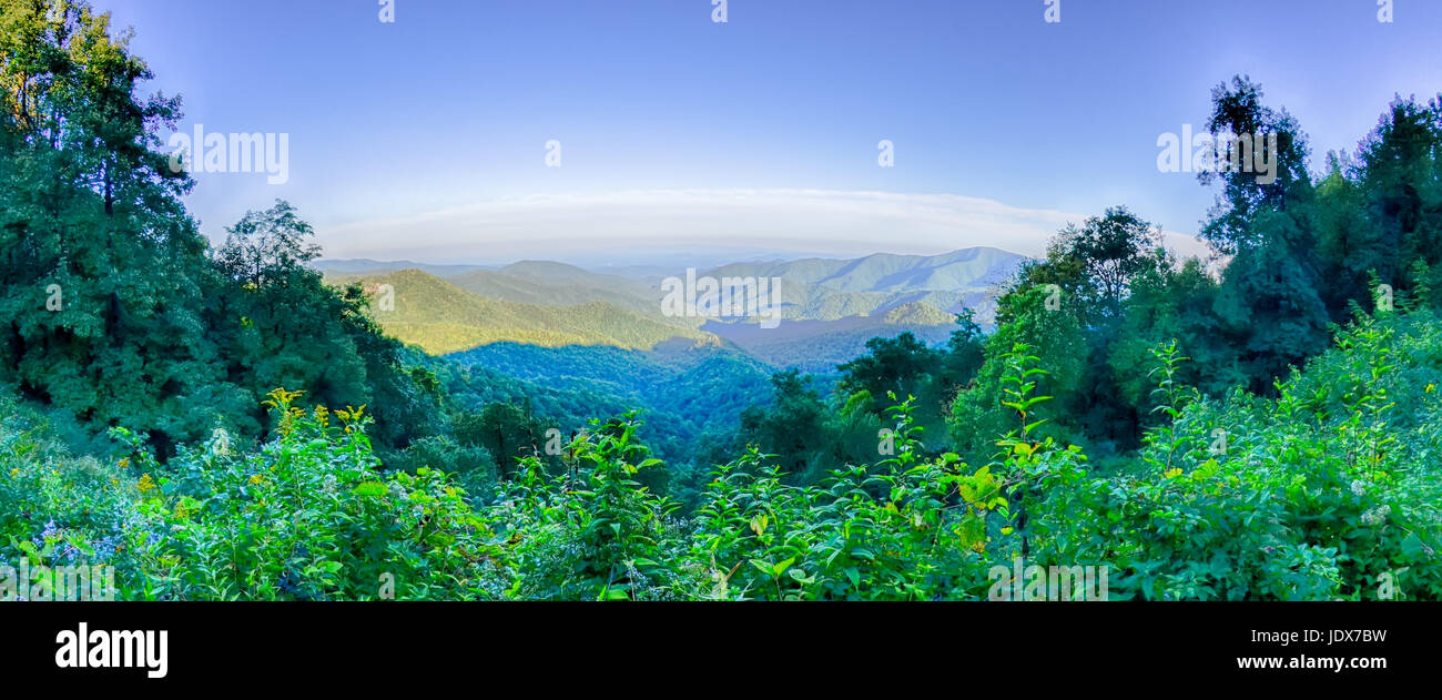 Blue Ridge Parkway National Park Sunset Scenic Mountains summer ...