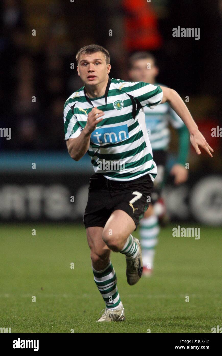 MARAT IZMAILOV SPORTING LISBON REEBOK STADIUM BOLTON ENGLAND 06 March ...