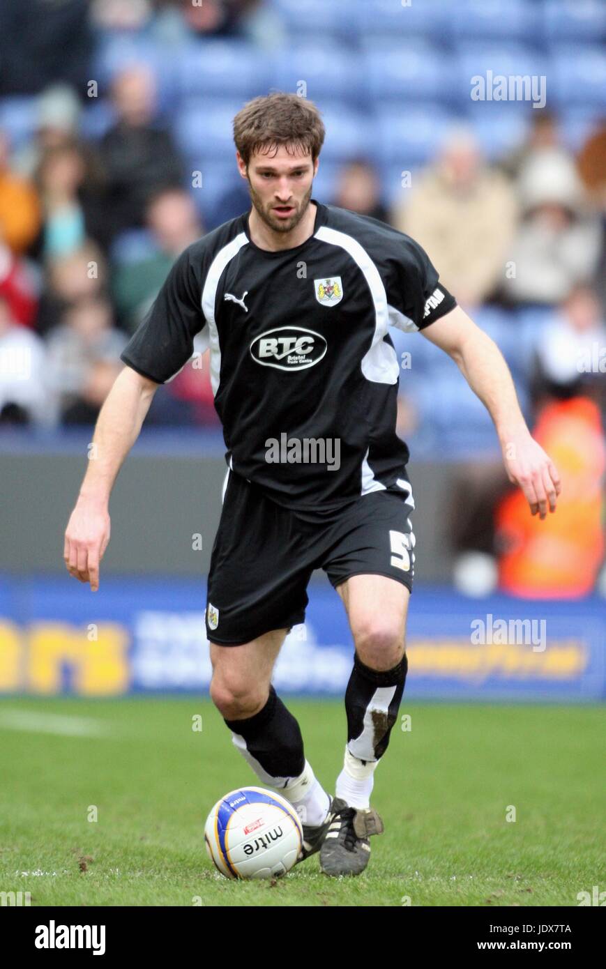 JAMIE MCCOMBE BRISTOL CITY FC WALKERS STADIUM LEICESTER ENGLAND 08 ...
