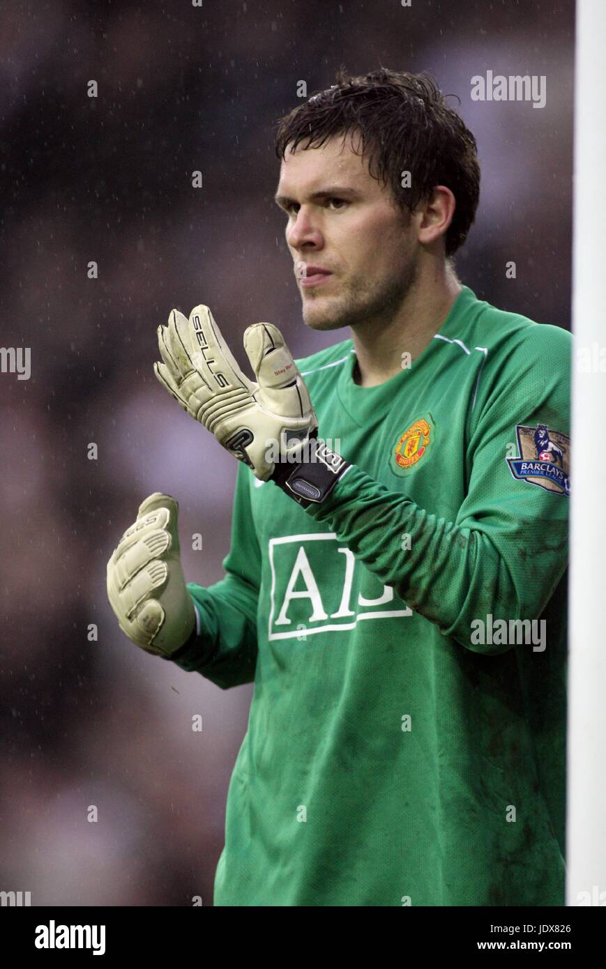 BEN FOSTER MANCHESTER UNITED FC PRIDE PARK DERBY ENGLAND 15 March 2008 ...