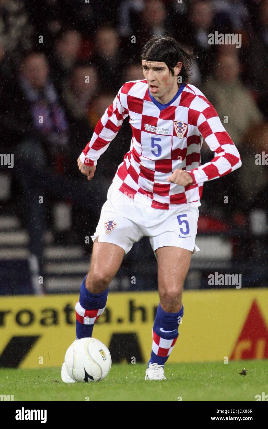 VEDRAN CORLUKA CROATIA & MANCHESTER CITY HAMPDEN PARK GLASGOW SCOTLAND ...