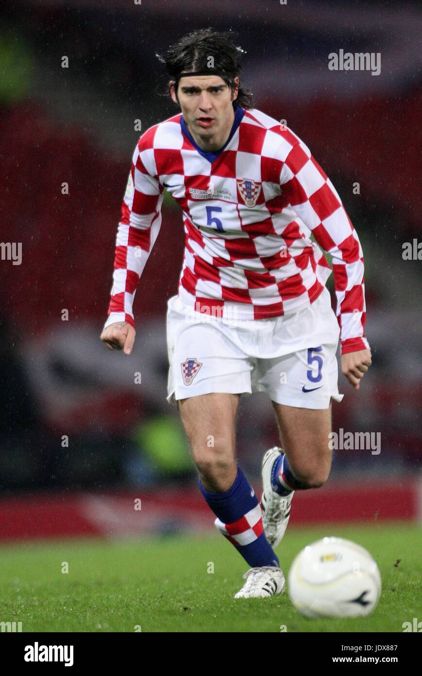 VEDRAN CORLUKA CROATIA & MANCHESTER CITY FC HAMPDEN PARK GLASGOW ...