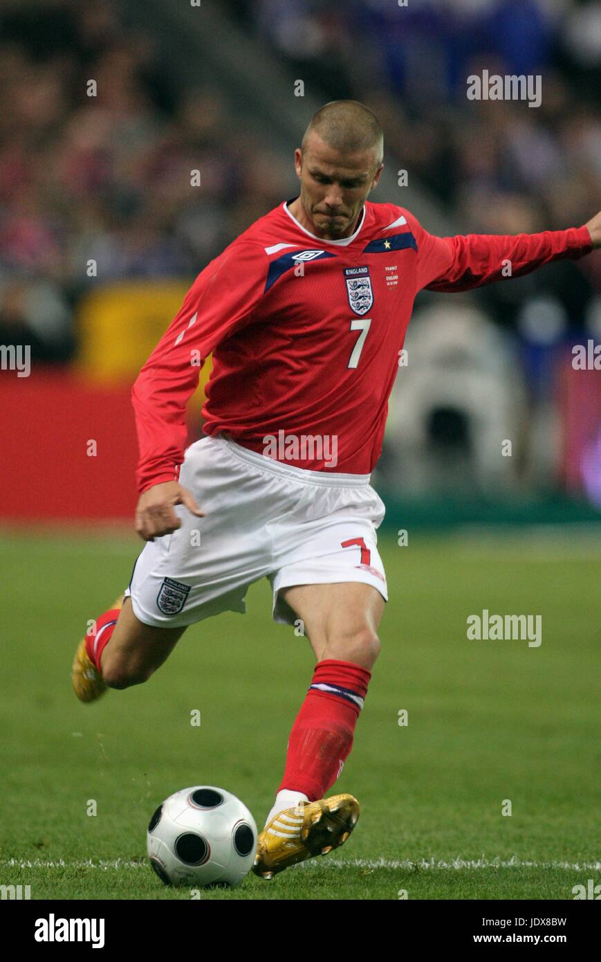 DAVID BECKHAM ENGLAND & LA GALAXY STADE FRANCE PARIS FRANCE 26 March ...