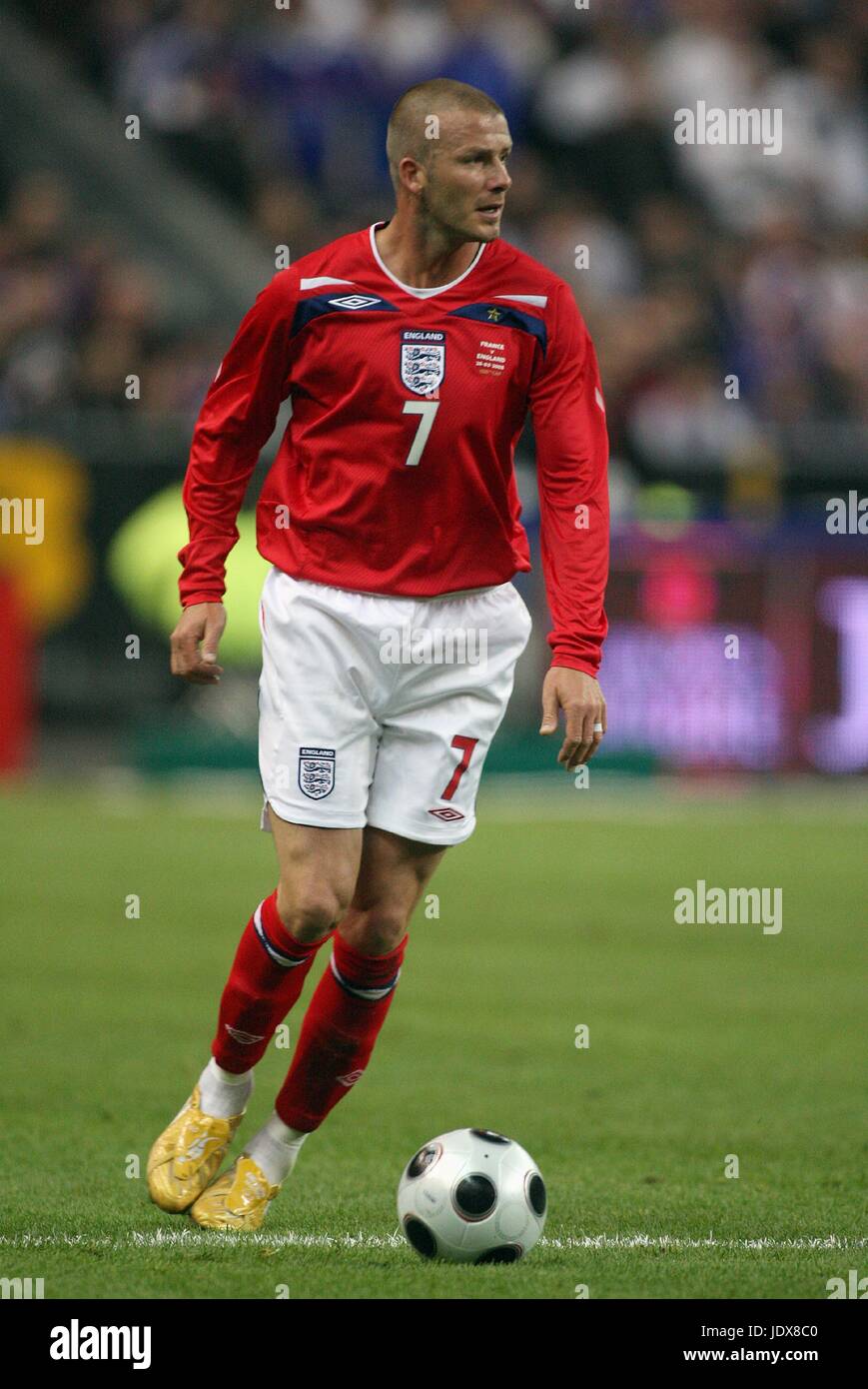 DAVID BECKHAM ENGLAND & LA GALAXY STADE FRANCE PARIS FRANCE 26 March ...