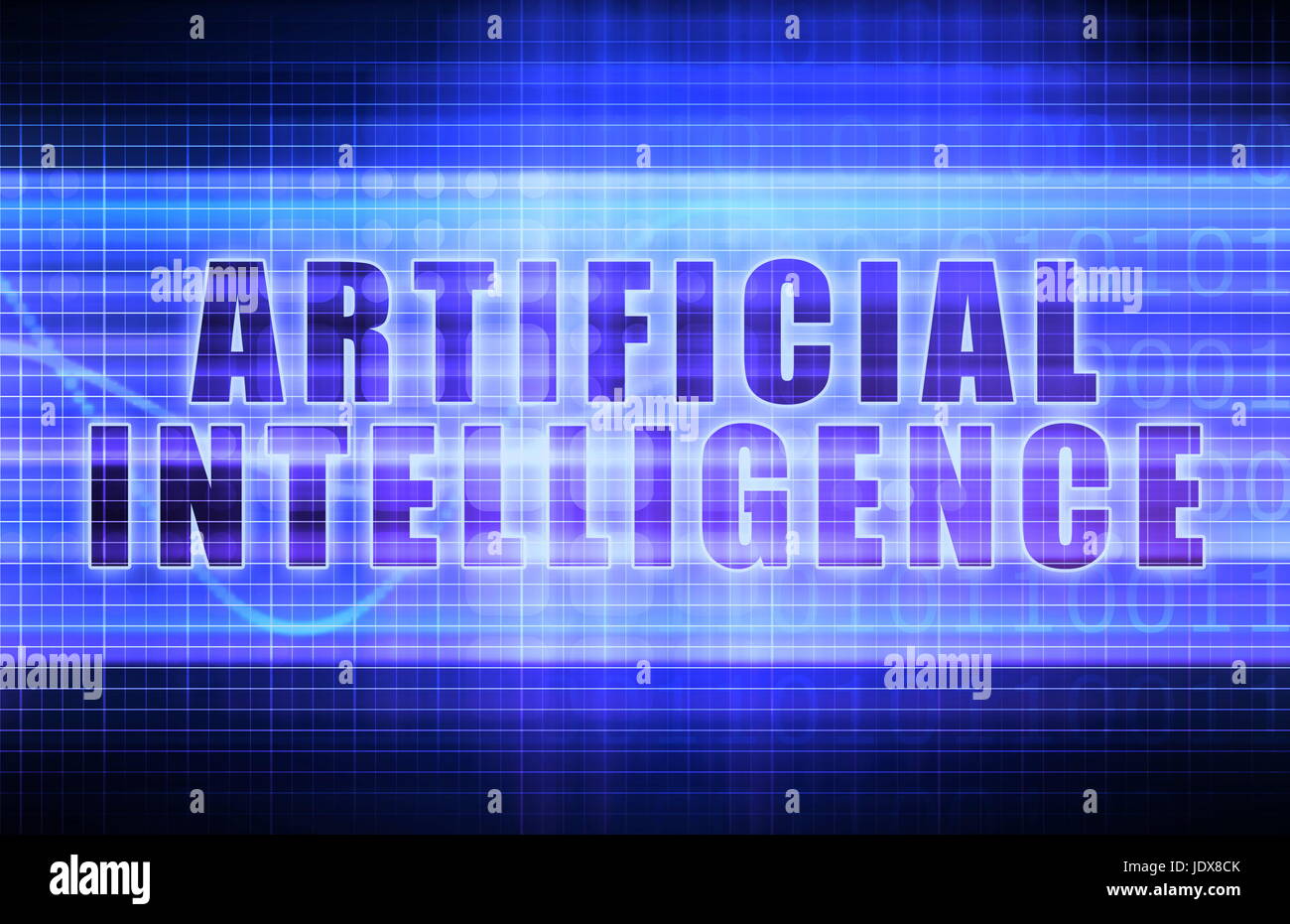 Artificial Intelligence on a Tech Business Chart Art Stock Photo - Alamy