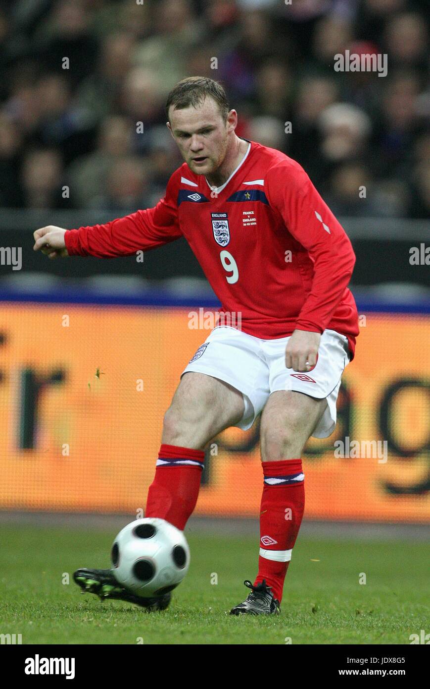 WAYNE ROONEY, ENGLAND and MANCHESTER UNITED FC, FRANCE V ENGLAND, 2008 ...