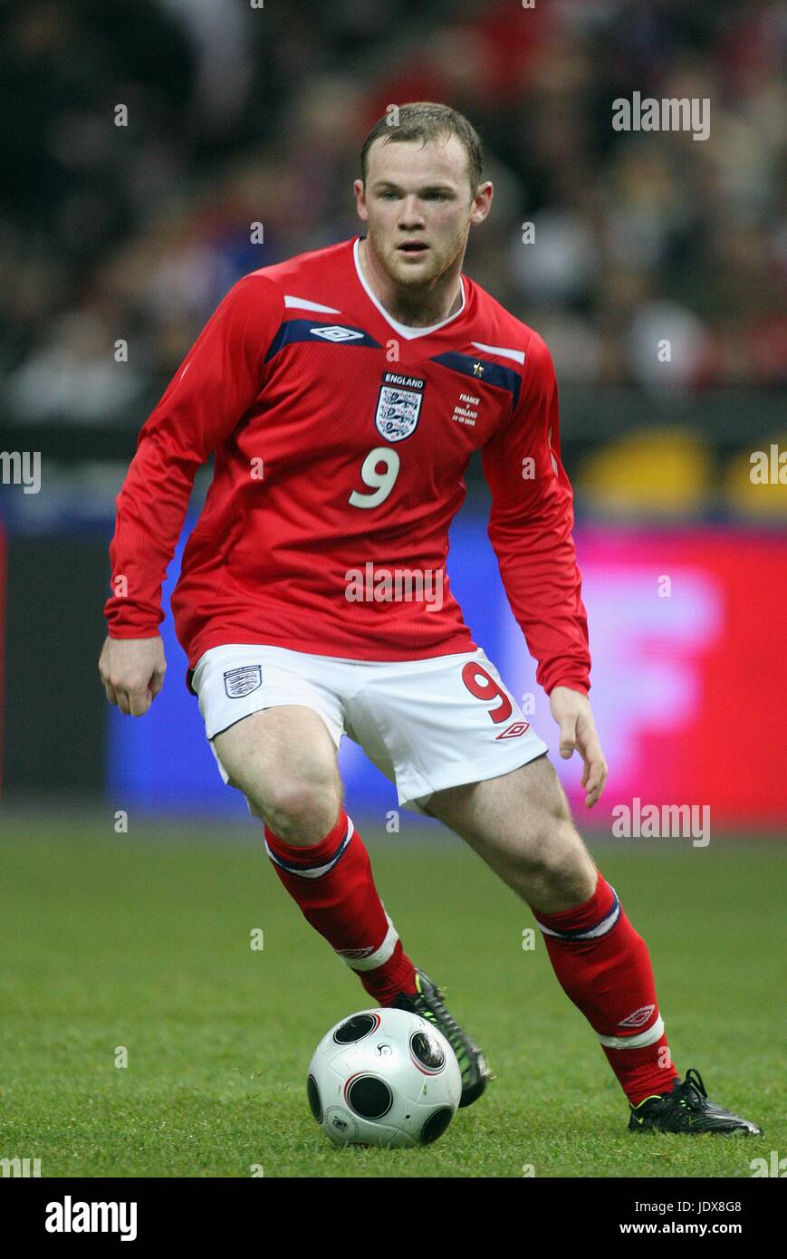 WAYNE ROONEY, ENGLAND and MANCHESTER UNITED FC, FRANCE V ENGLAND, 2008 ...