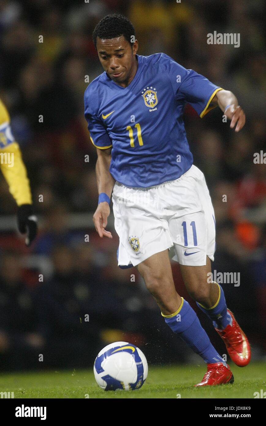 ROBINHO BRAZIL EMIRATES STADIUM LONDON ENGLAND 26 March 2008 Stock ...