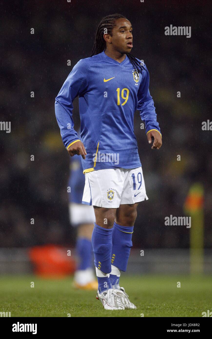 ANDERSON BRAZIL EMIRATES STADIUM LONDON ENGLAND 26 March 2008 Stock ...