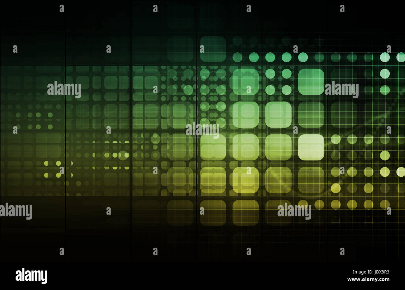 Science Research Background with Moving Data Art Stock Photo - Alamy
