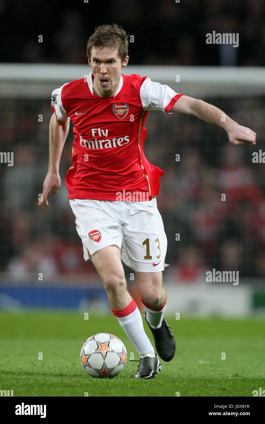 ALEXANDER HLEB ARSENAL FC THE EMIRATES STADIUM ARSENAL LONDON ENGLAND ...