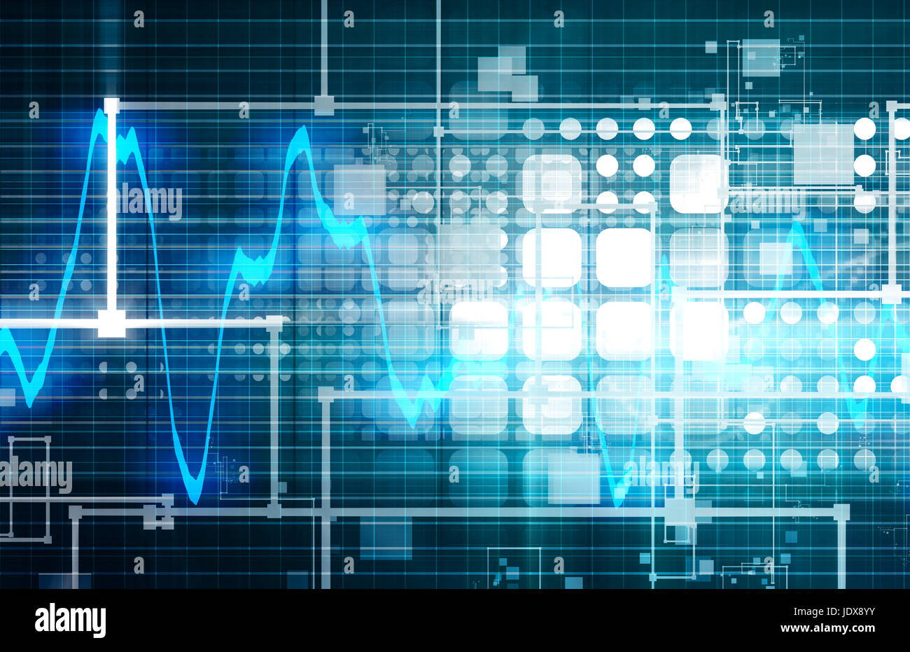 Technology Engineering and Wavelength Spectrum Web Data Stock Photo - Alamy