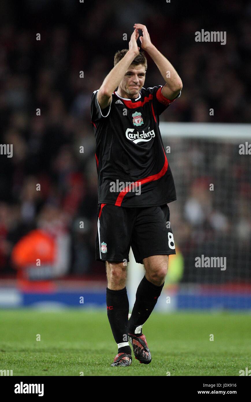 STEVEN GERRARD, LIVERPOOL FC, ARSENAL V LIVERPOOL, 2008 Stock Photo - Alamy
