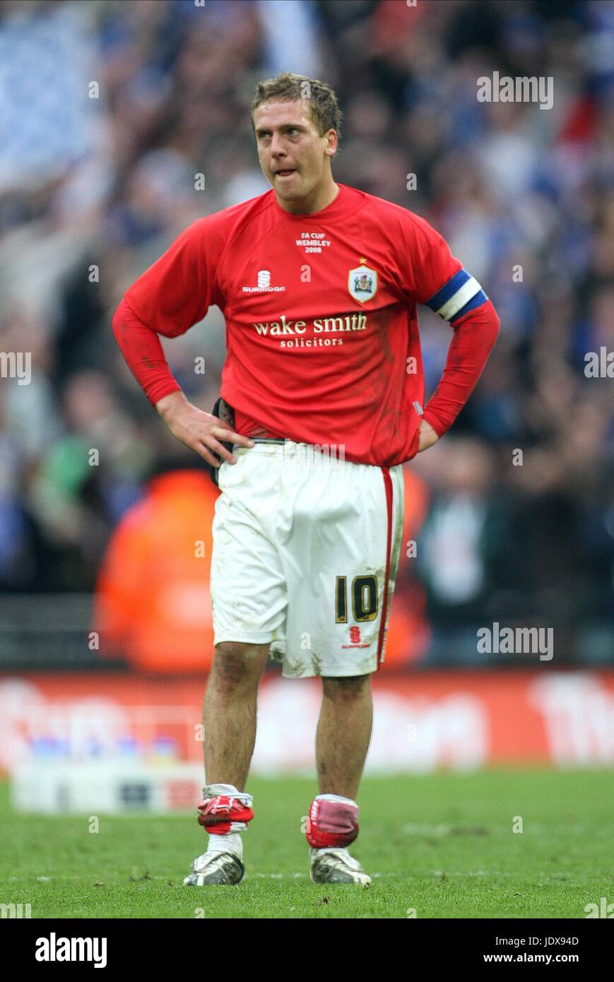 BRIAN HOWARD AFTER FINAL WHIST BARNSLEY V CARDIFF CITY WEMBLEY STADIUM ...