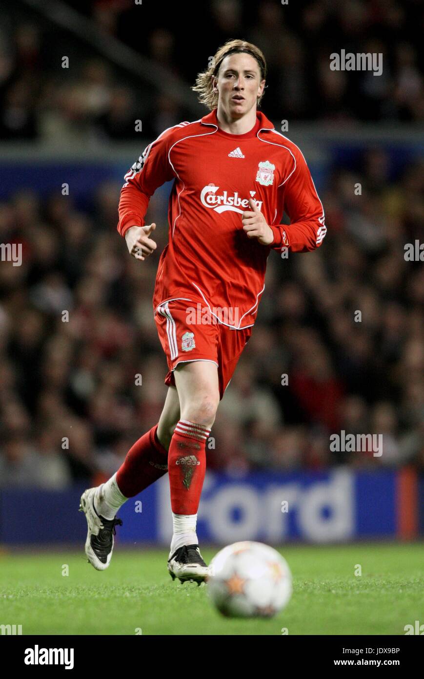 FERNANDO TORRES LIVERPOOL FC ANFIELD LIVERPOOL ENGLAND 08 April 2008 ...