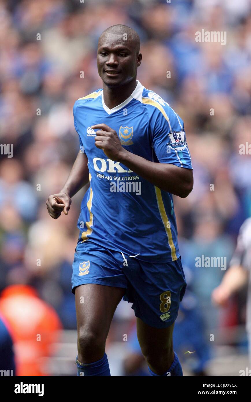 PAPA BOUBA DIOP PORTSMOUTH FC WEMBLEY STADIUM LONDON ENGLAND 05 April ...