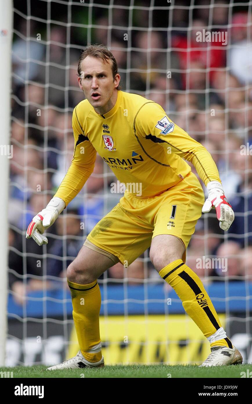MARK SCHWARZER MIDDLESBROUGH FC STAMFORD BRIDGE CHELSEA ENGLAND 30 ...