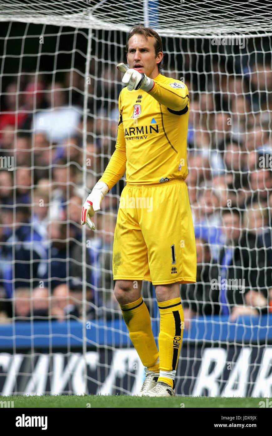MARK SCHWARZER MIDDLESBROUGH FC STAMFORD BRIDGE CHELSEA ENGLAND 30 ...