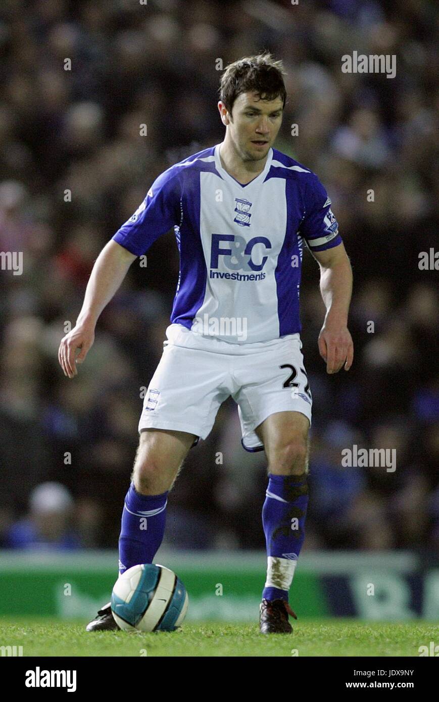 DAMIEN JOHNSON BIRMINGHAM CITY FC ST ANDREWS BIRMINGHAM GREAT BRITAIN ...