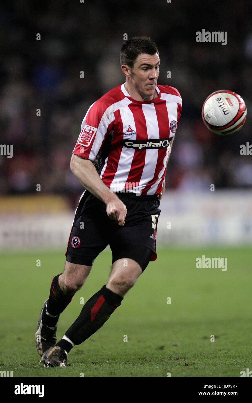 CHRIS MORGAN SHEFFIELD UNITED FC BRAMALL LANE SHEFFIELD GREAT BRITAIN ...