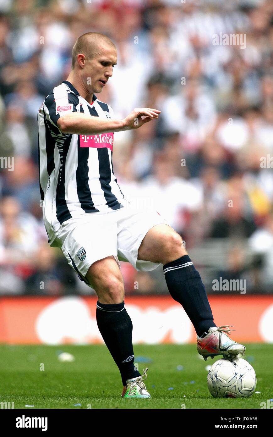 MARTIN ALBRECHTSEN WEST BROMWICH ALBION FC WEMBLEY STADIUM LONDON ...