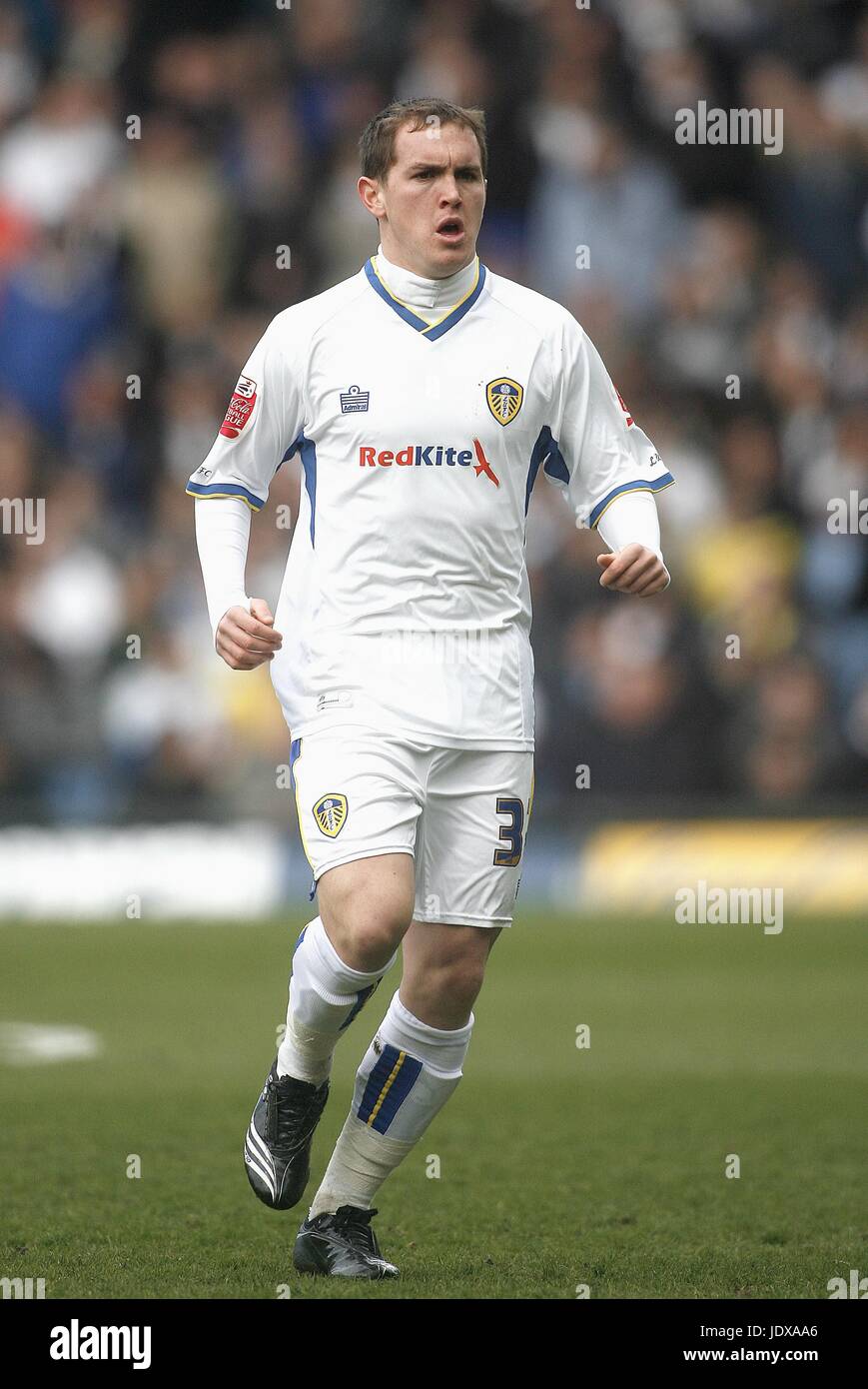 NEIL KILKENNY LEEDS UNITED FC ELLAND ROAD LEEDS ENGLAND 12 April 2008 ...