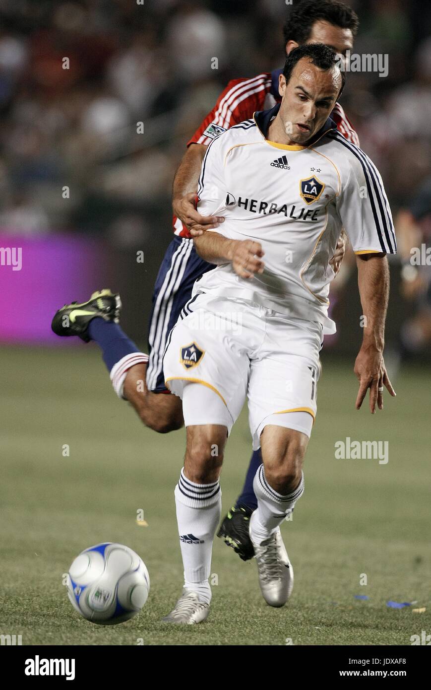 LANDON DONOVAN JONATHAN BORNS LOS ANGELES GALAXY V CHIVAS US HOME DEPOT ...