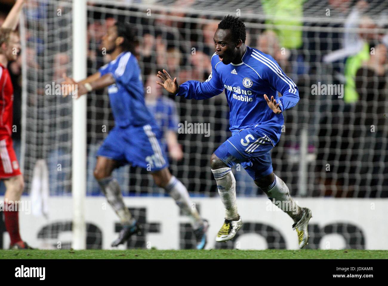 MICHAEL ESSIEN CHELSEA FC STAMFORD BRIDGE LONDON ENGLAND 30 April 2008 ...