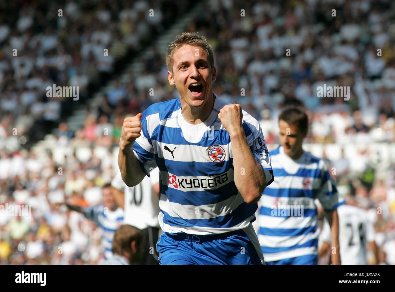 KEVIN DOYLE CELEBRATES DERBY V READING PRIDE PARK DERBY ENGLAND 11 May ...