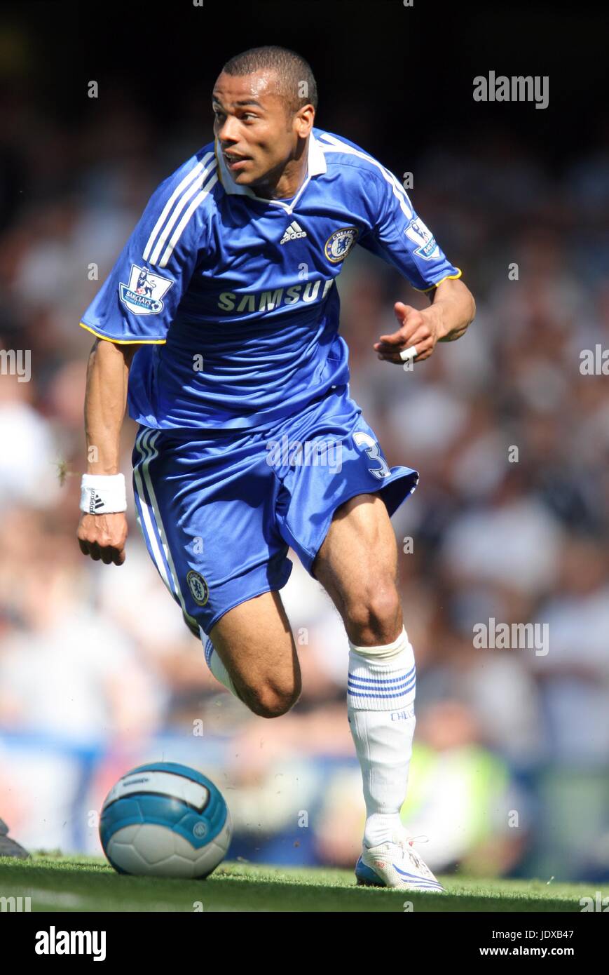ASHLEY COLE CHELSEA FC STAMFORD BRIDGE LONDON ENGLAND 11 May 2008 Stock ...