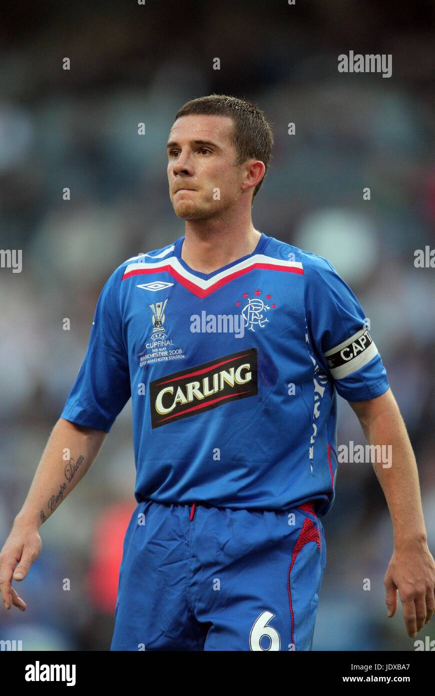 BARRY FERGUSON GLASGOW RANGERS FC CITY OF MANCHESTER STADIUM MANCHESTER ...