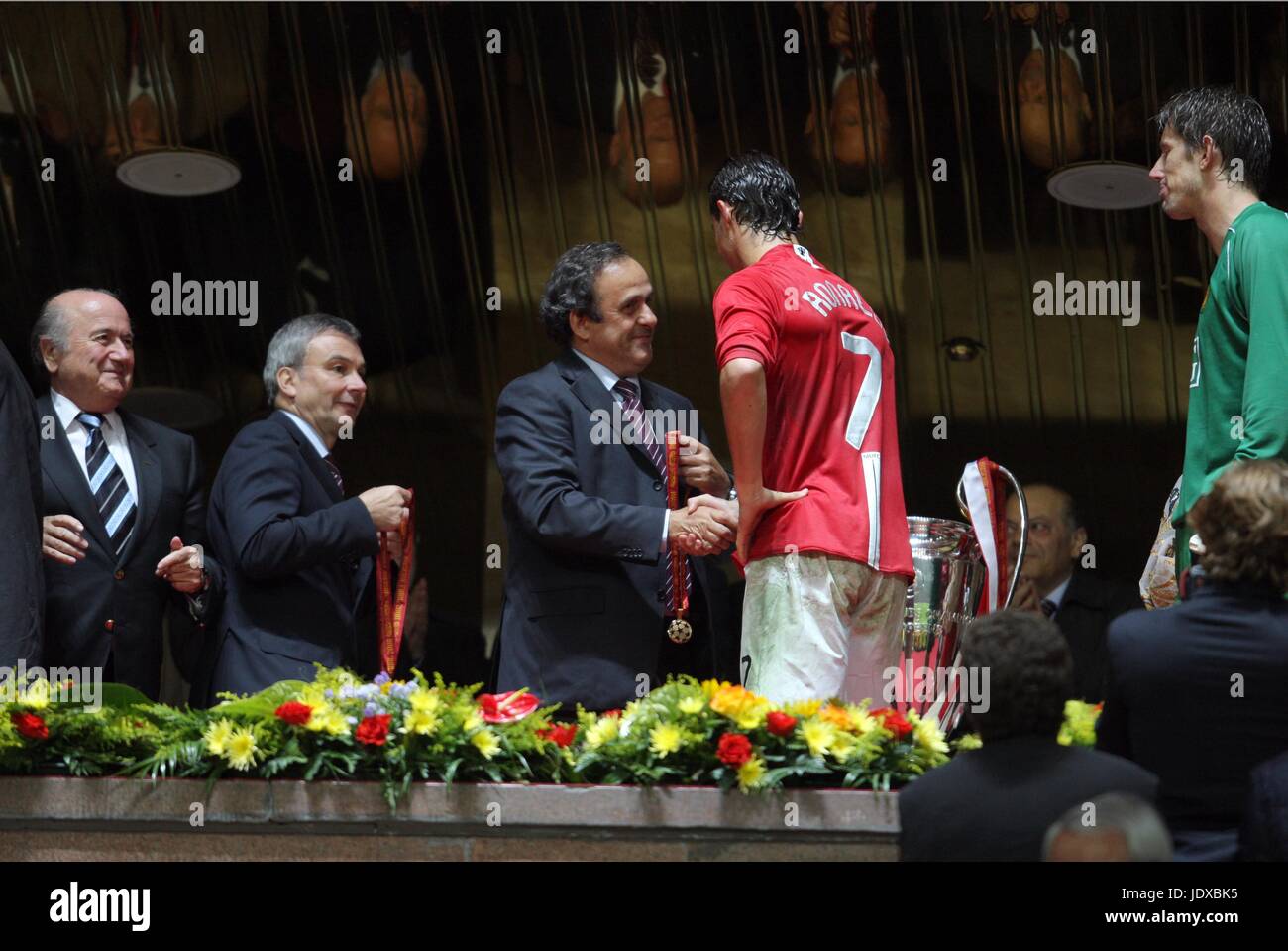 Ronaldo manchester united 2008 champions league hi-res stock ...