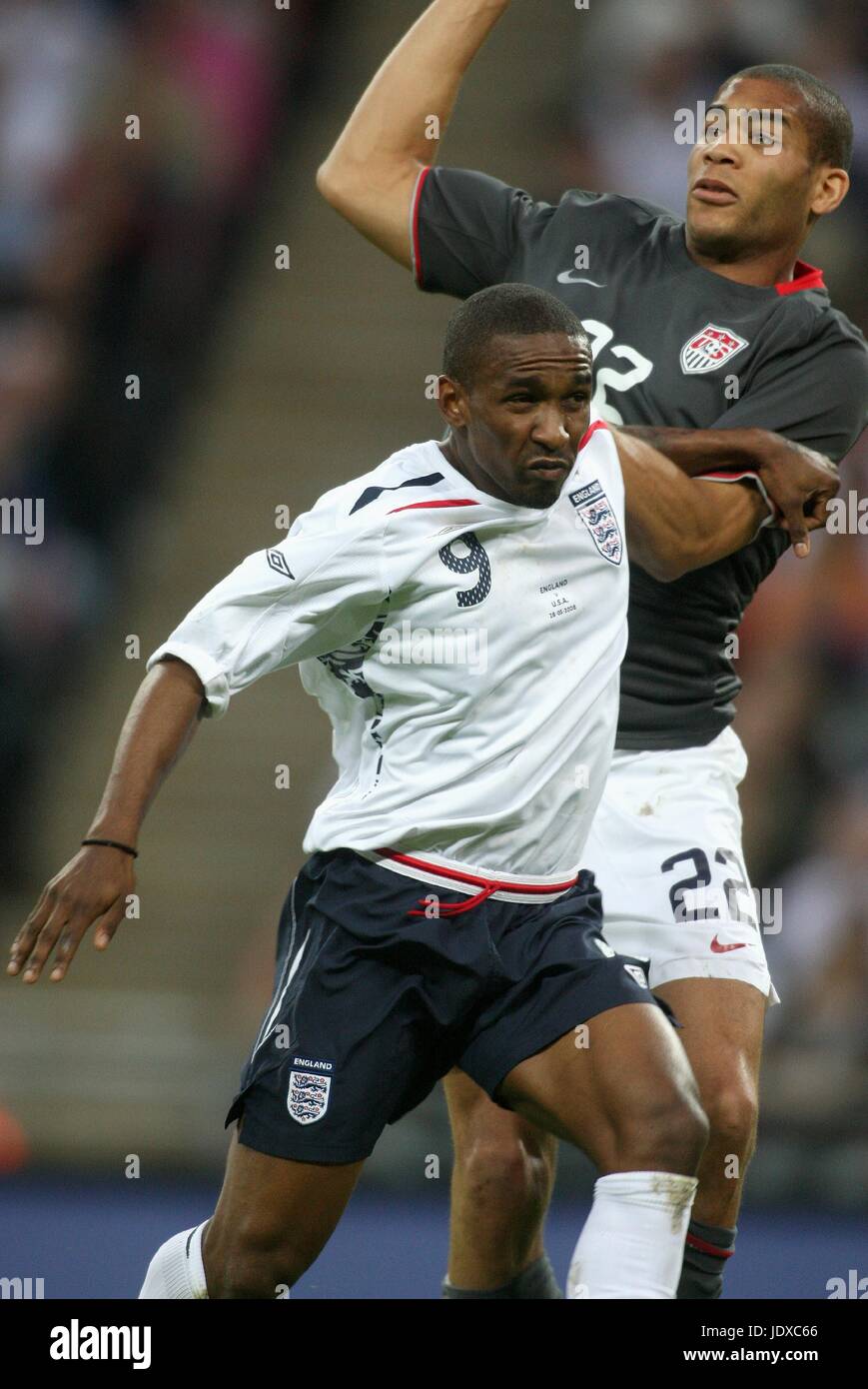 JERMAIN DEFOE ENGLAND & PORTSMOUTH FC WEMBLEY STADIUM LONDON ENGLAND 28 ...