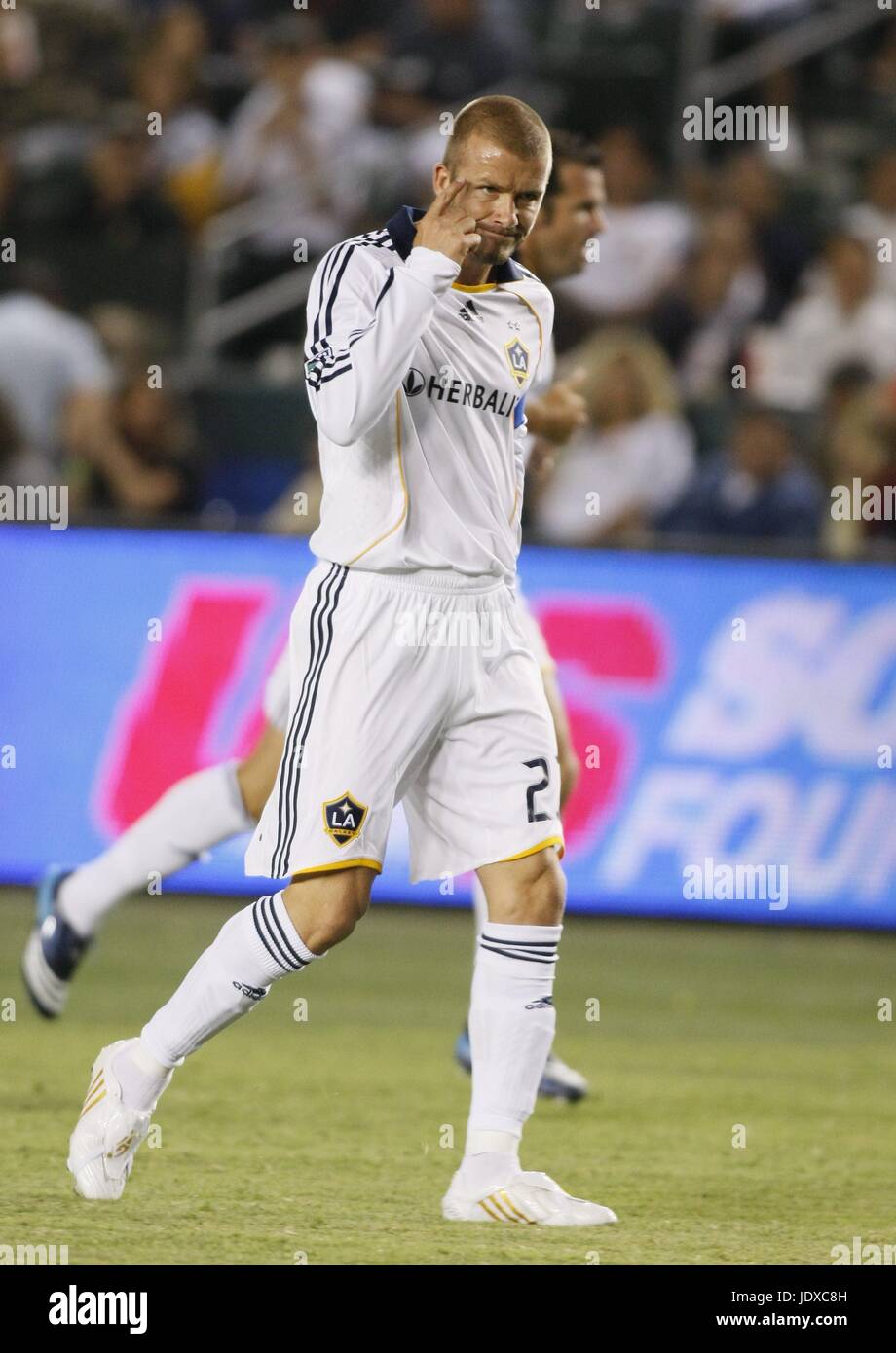 DAVID BECKHAM LOS ANGELES GALAXY HOME DEPOT CENTRE CARSON LOS ANGELES ...