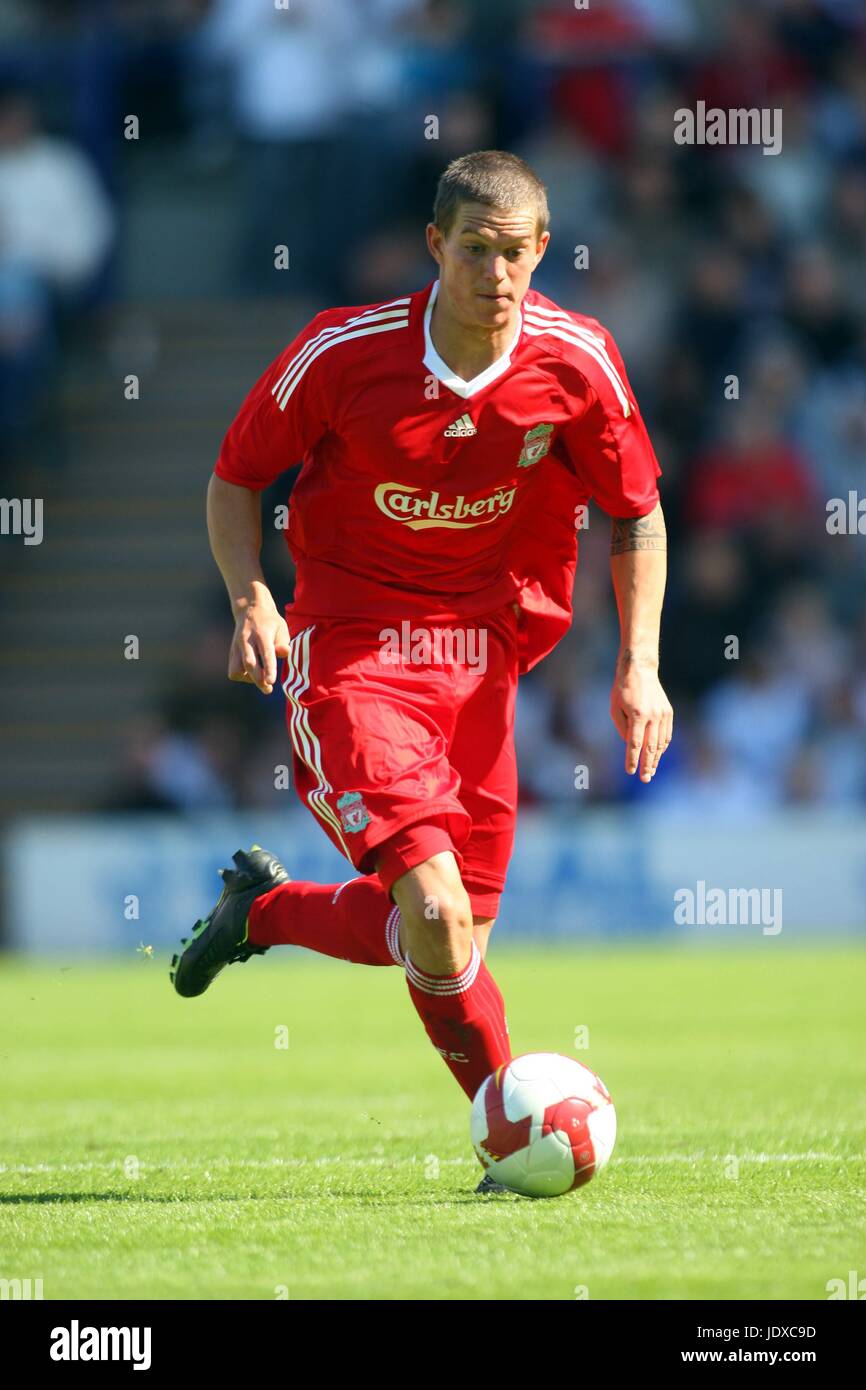 DANIEL AGGER LIVERPOOL FOOTBALL CLUB PRENTON PARK BIRKENHEAD ENGLAND 12 ...